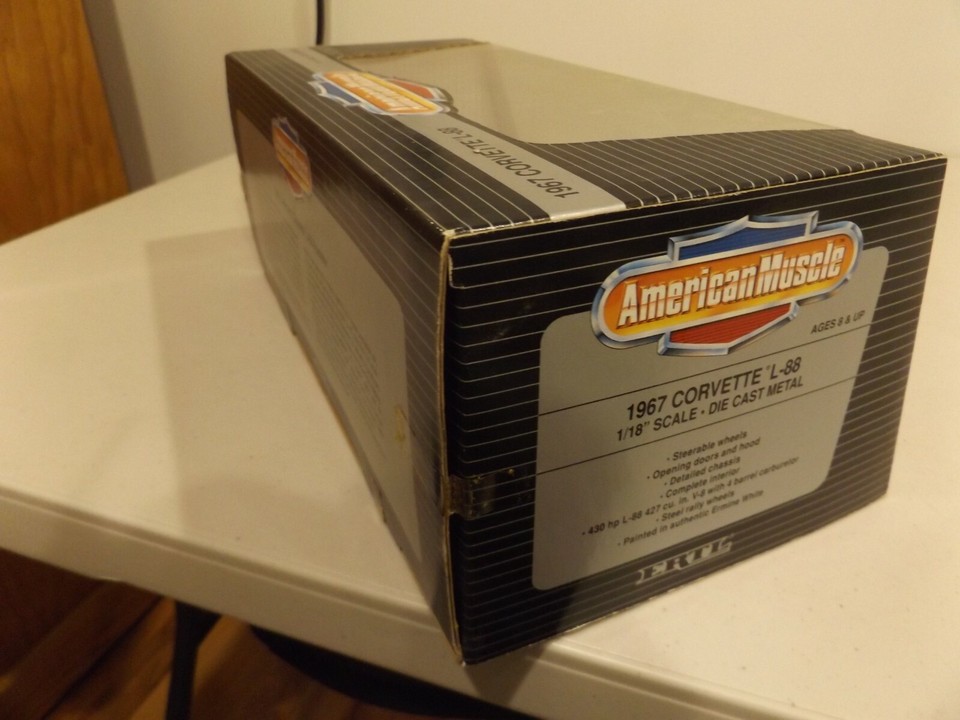 1/18 AMERICAN MUSCLE 1967 CORVETTE L-88 CONVERTIBLE, STOCK #7472/7491 ...