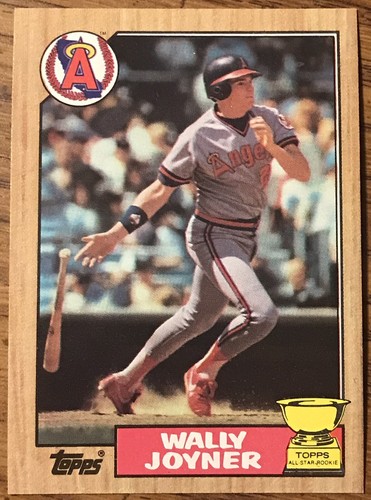 Wally Joyner 1987 Topps All-Star Rookie Card #80 Angels MLB RC Free ...