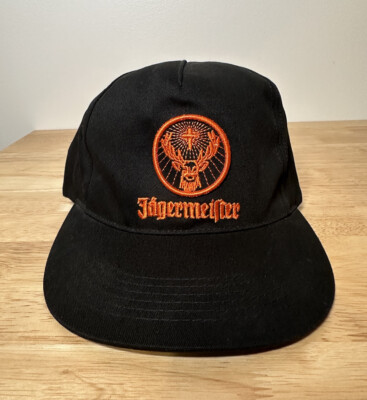 Jagermeister Hat Embroidered Stag Deer Logo Baseball Snapback Black ...
