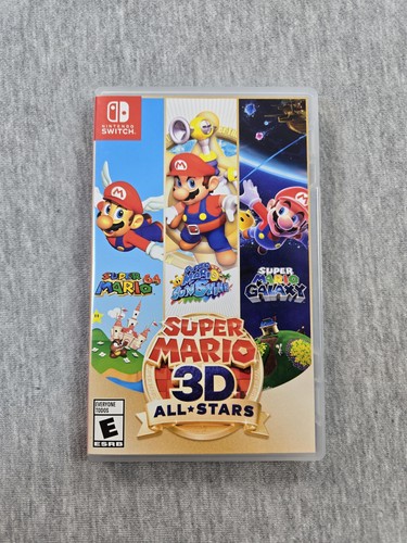 Super Mario 3D All-Stars Nintendo Switch Game Mario 64 Sunshine Galaxy ...