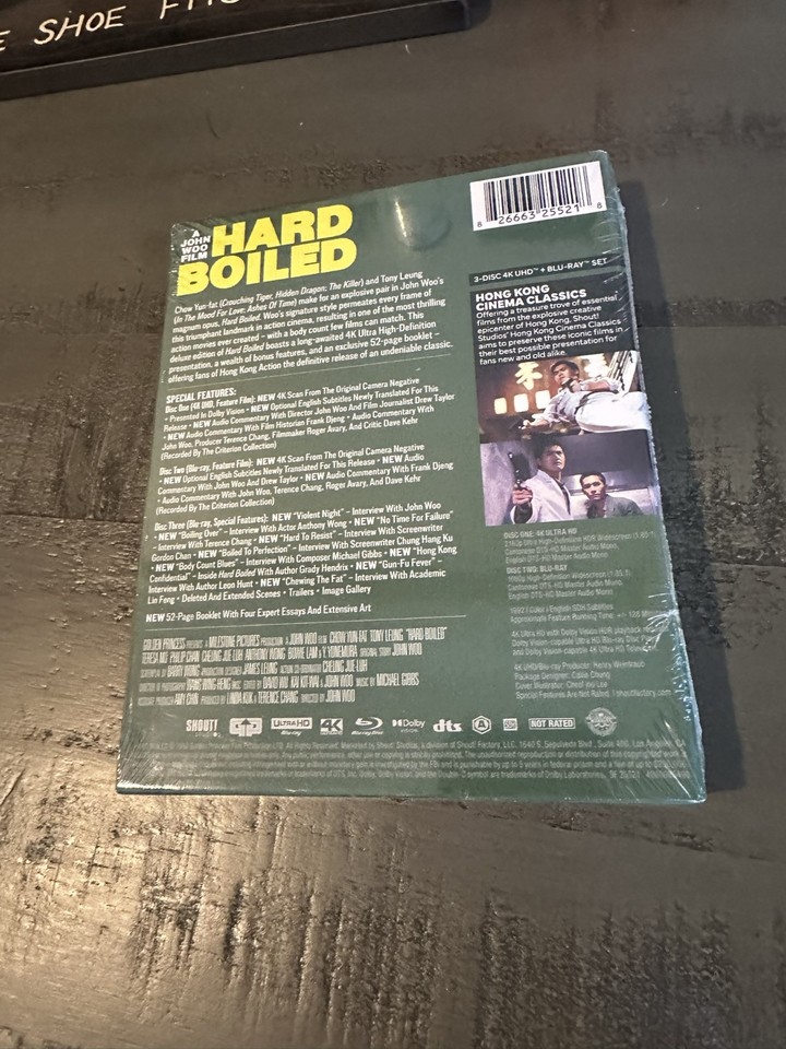 Hard Boiled Box Set (4K UHD+Blu-ray+Extras) Factory Sealed BRAND NEW ...