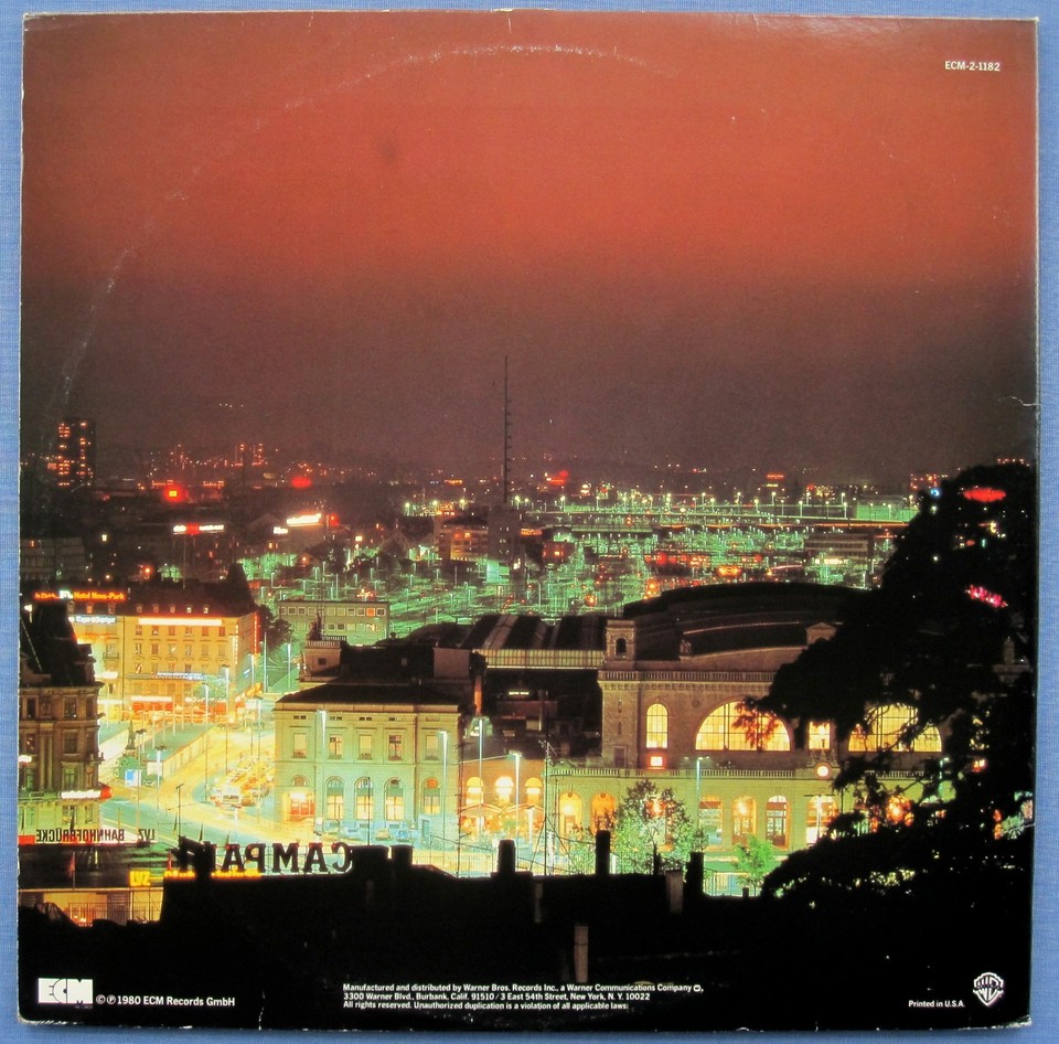 CHICK COREA & GARY BURTON In Concert, Zurich 2-LPs ECM 2-1182 US 1980 ...