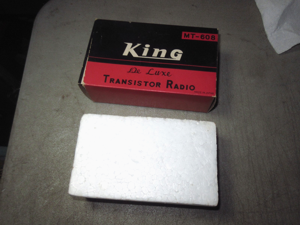 Vintage King MT-608 Transistor Radio AM Tested Working w/original box ...