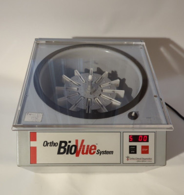 Centrifuge 12 Station by Ortho BioVue Clinical diagnostics timed 830 ...