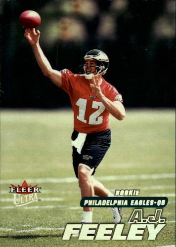 2001 Ultra Football Card #U304 A.J. Feeley Rookie /2499 | eBay