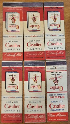 Matchcover USA Cavalier Cigarettes x6 Covers | eBay