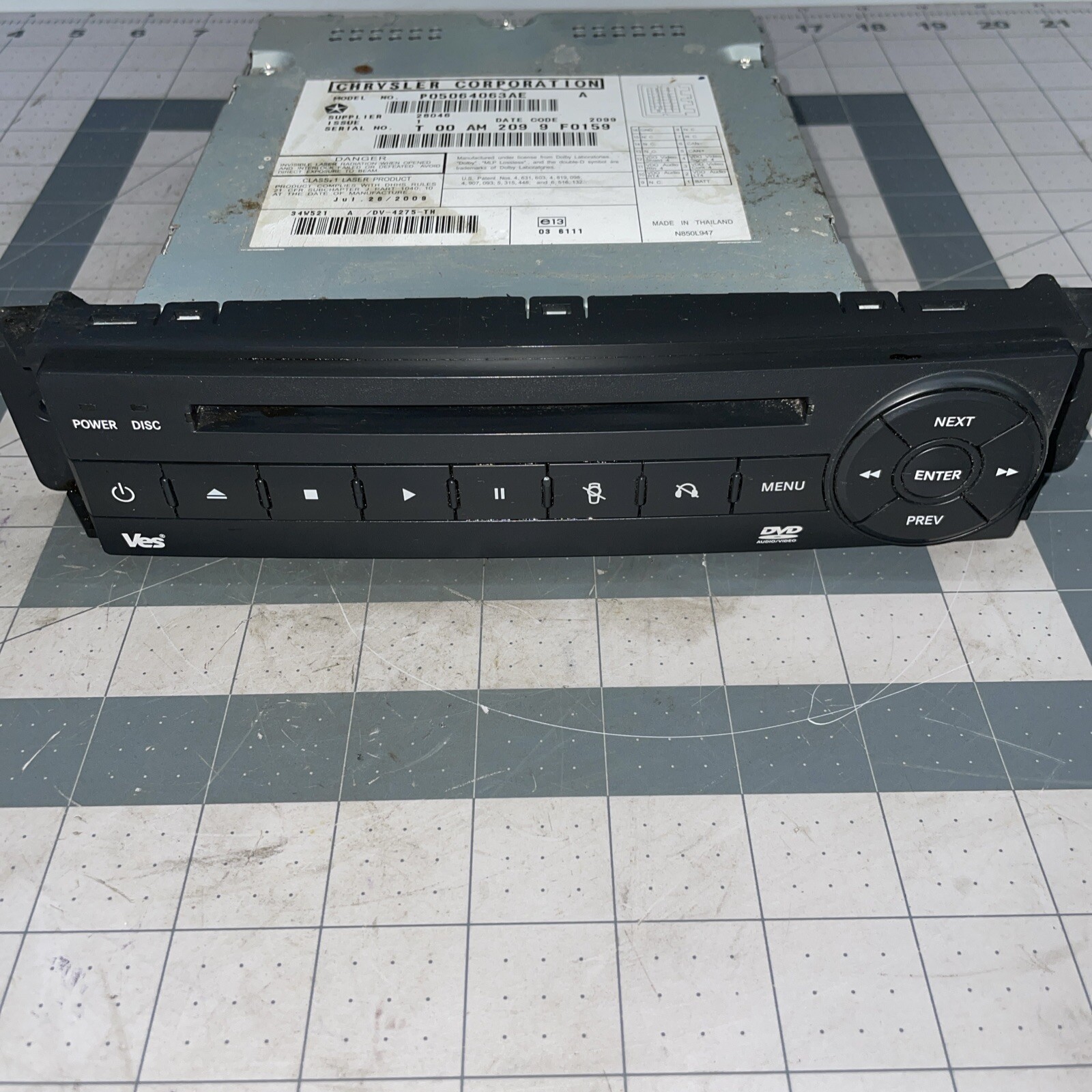 2008 2012 Chrysler Town & Country Dodge Caravan DVD Player P05064063AE ...