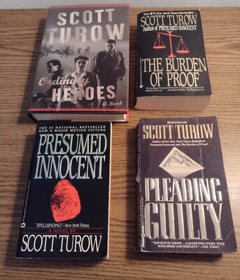 Scott Turow-Lot of 4 books-Mystery/Thriller - (1HC/3PB)-VG condition | eBay