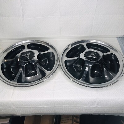 2 OEM MOPAR 1968-1970 DODGE DART CHARGER SUPER BEE HUBCAPS MAG WHEEL ...