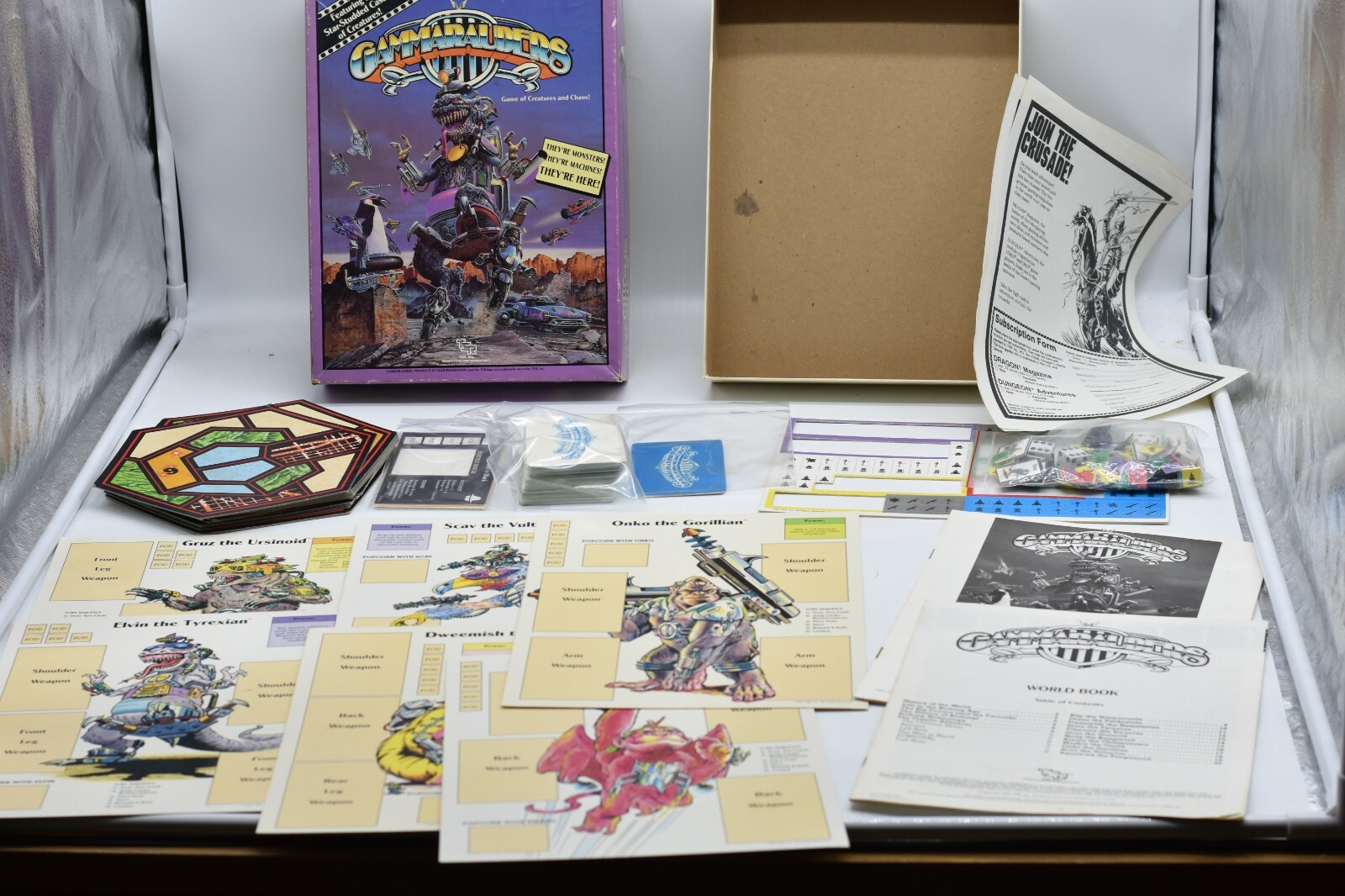 GAMMARAUDERS Game 1987 TSR Creatures and Chaos RPG -FREE SHIPPING | eBay