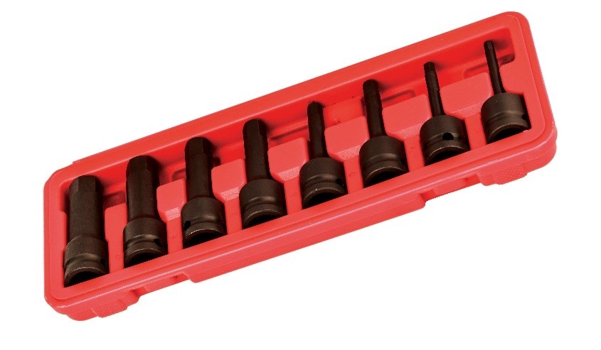 1/2" DRIVE DR BLACK METRIC MM HEX KEY ALLEN WRENCH BIT SET FOR IMPACT ...