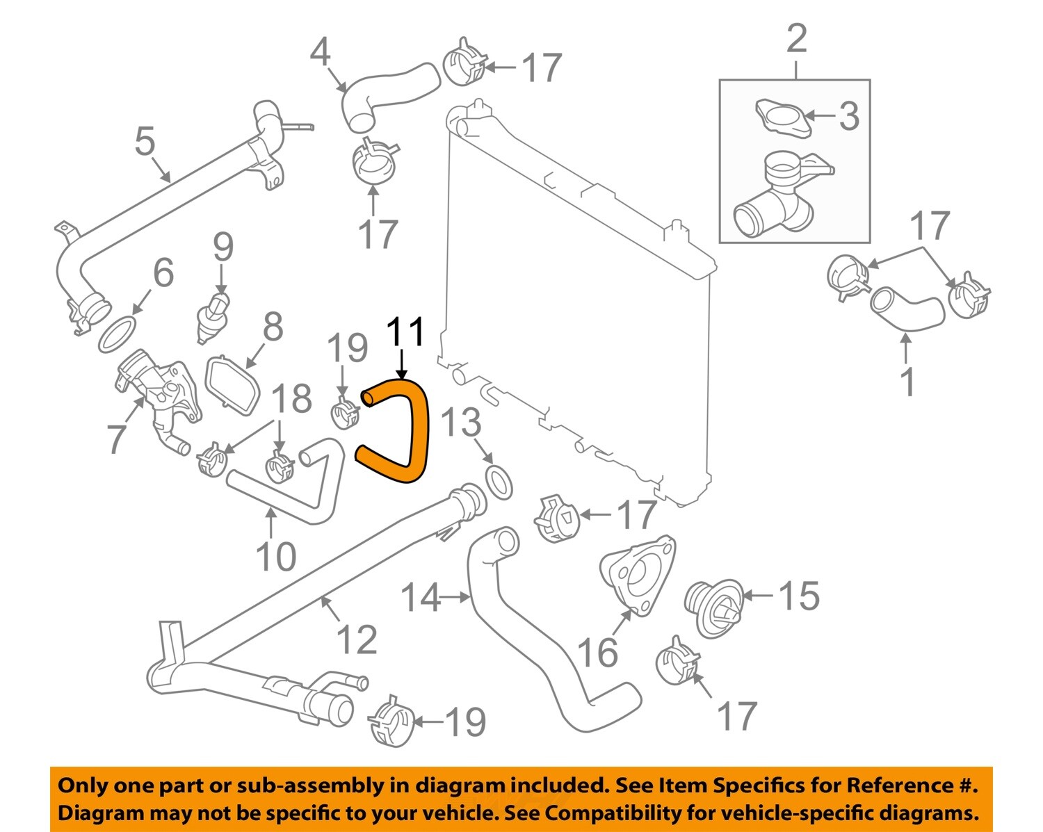 Genuine Suzuki Hose Heater out 1787278K00 / 17872-78k00 OEM for sale ...