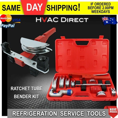 Tube Bender -Multiple Tube Size Ratchet Crossbow Type bender 1/4" to 7/ ...