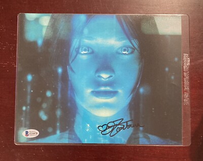 Cortana Signed Photo Halo Autograph Jen Taylor 8x10 The Weapon XBox ...