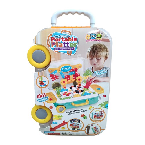 Educational Toys Mosaic Building Blocks Peg Building Blocks Assemble ...