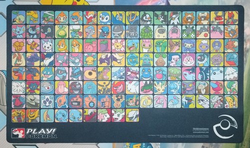 Pokémon Playmat 4. Generation - Sinnoh Pokédex Professor Program ...