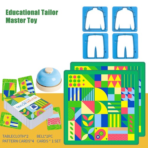 Tailor Toy Set Educational Matching Puzzle Game for Toddlers Shape ...