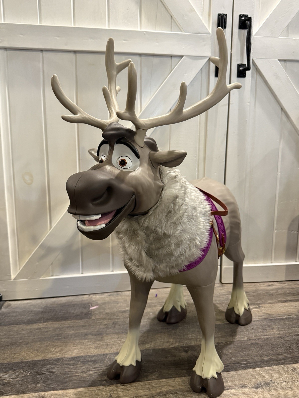 Disney Frozen 2 Ride On Sven Reindeer Talking Toy Large Ridding Toy ...