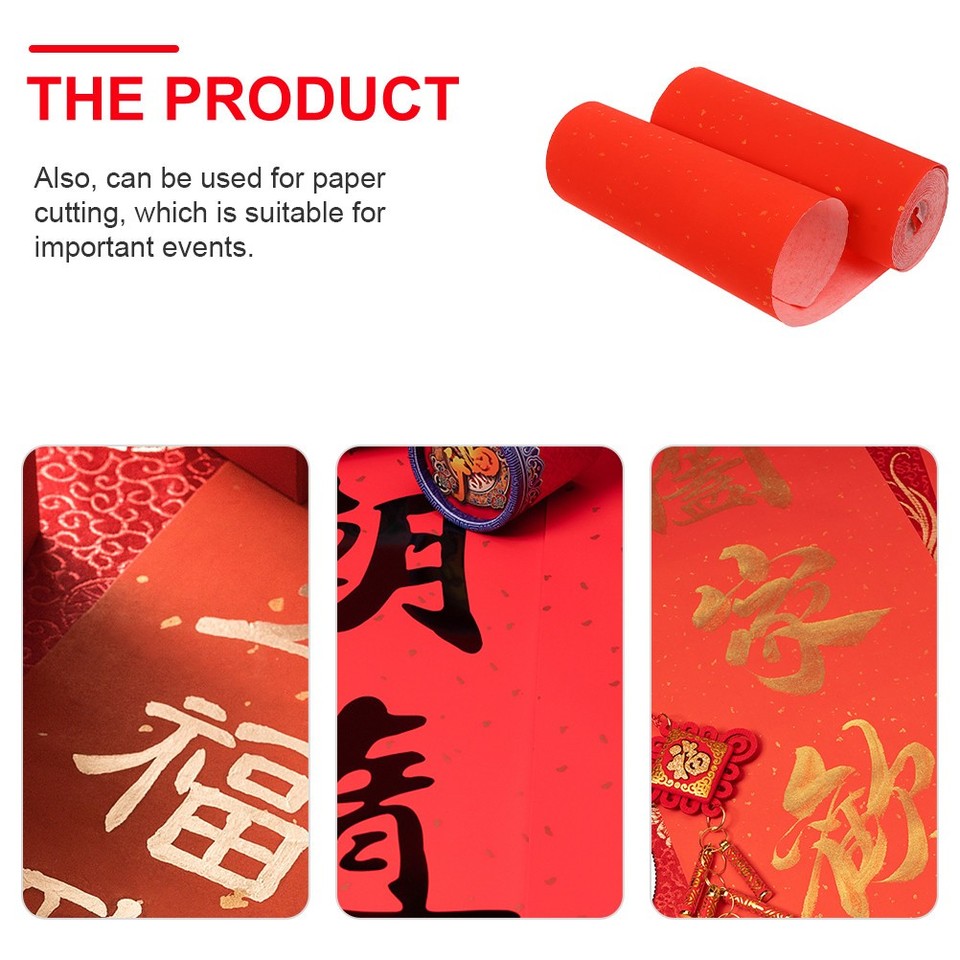 Blank Couplet Paper Spring Festival Red Xuan Chinese New Year ...