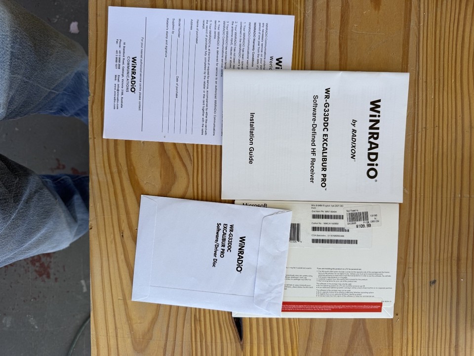 WiNRADiO G33DDC Excalibur Pro HF SDR Receiver W/Dell Laptop | eBay