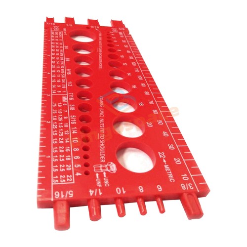 Bolt Nut Screw Thread Fastener Gauge Checker Metric & Standard Measure ...