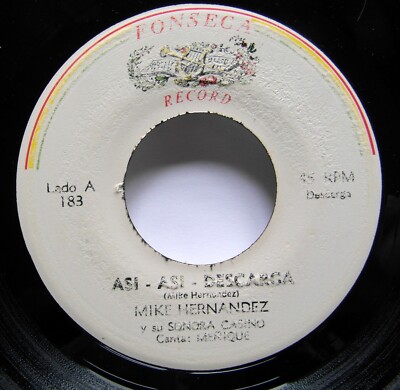 MIKE HERNANDEZ 45 Asi Descarga / Ahora Ne Me FONSECA latin Bolero Bs ...
