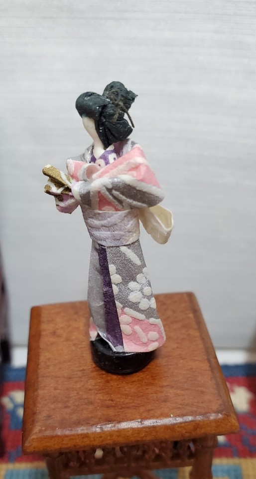 Miniature Dollhouse Japanese Geisha Art Doll By Alice Zinn | eBay