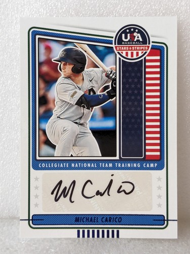 2023 Panini USA Baseball Stars & Stripes #CNTC-MC Michael Carico | eBay