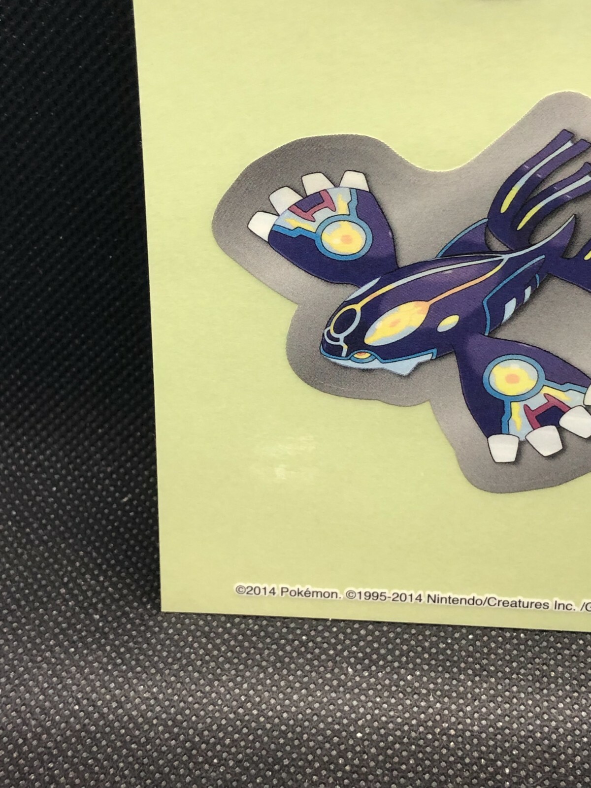 Groudon Kyogre Pokemon Pocket Monsters Ruby sapphire Sticker Very Rare ...