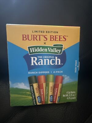 Burt's Bees x Hidden Valley Ranch Dippers Limited Edition Lip Balm Sold ...