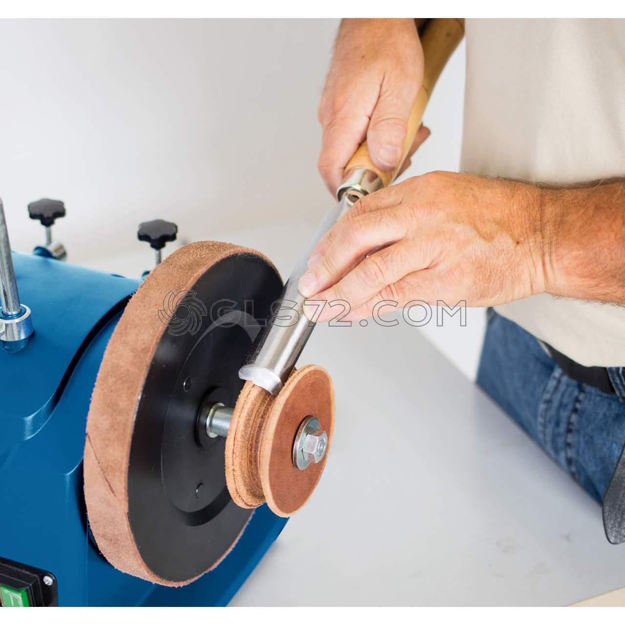 Leather Honing Wheel 100 for Sharpener scheppach Tiger 2000s 2500 ...