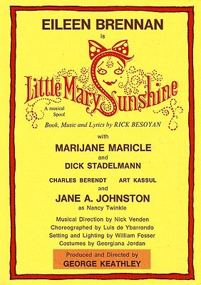 Eileen Brennan "LITTLE MARY SUNSHINE" Marijane Maricle 1968 Chicago ...
