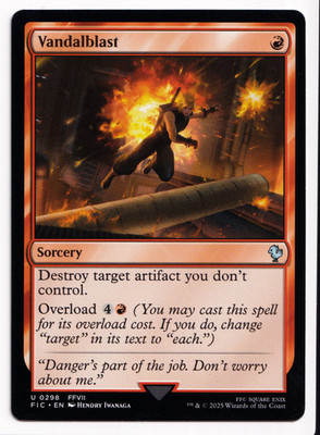 Vandalblast | NM | Final Fantasy | Magic TCG | 0298 | eBay UK