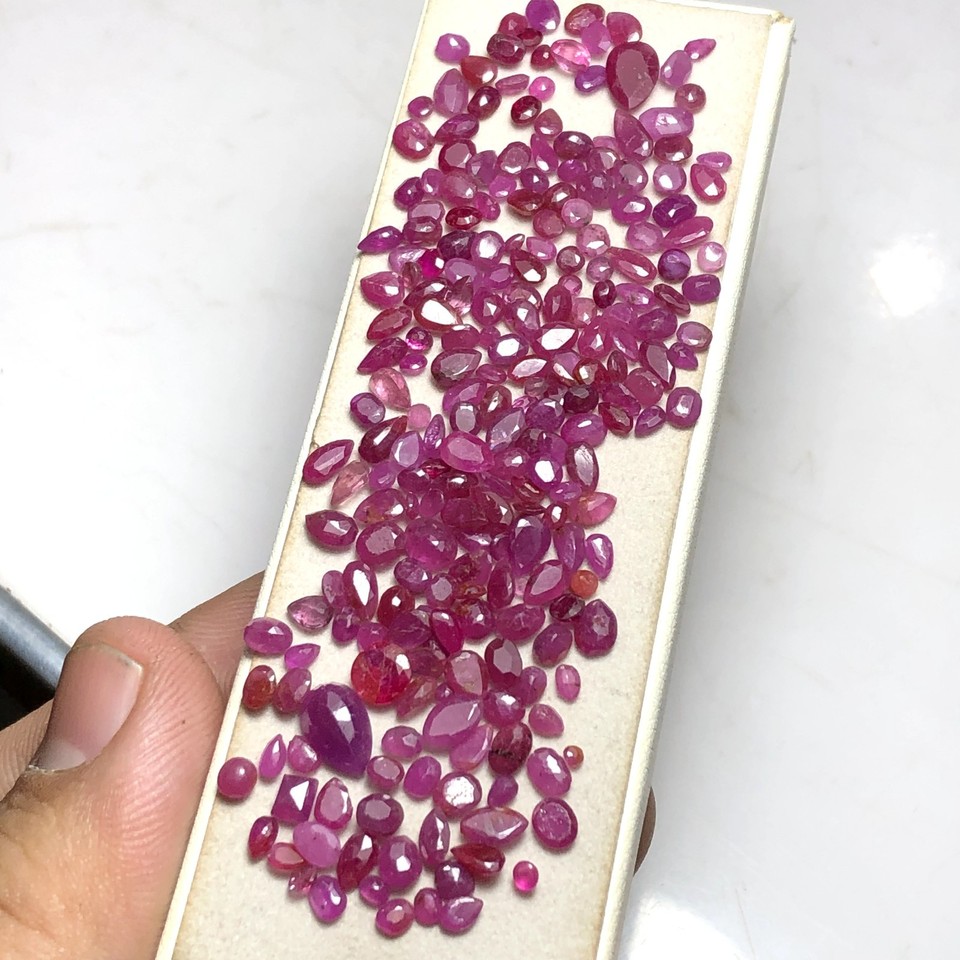 Ruby Gemstone Mixed Shape Lot Untreated Loose Gemstones 33Ct....3 | eBay