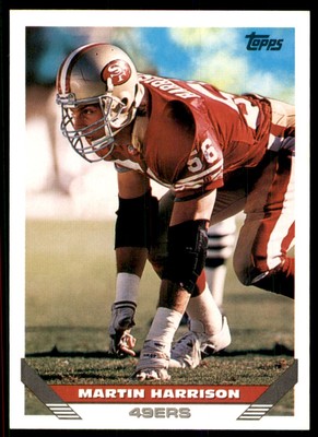 1993 Topps Martin Harrison RC San Francisco 49ers #333 | eBay