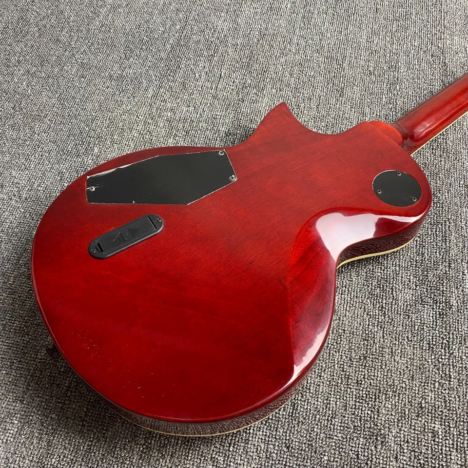 EMG Pickups ESP Red Electric Guitar Colored Shell Inlay Colored Binding ...