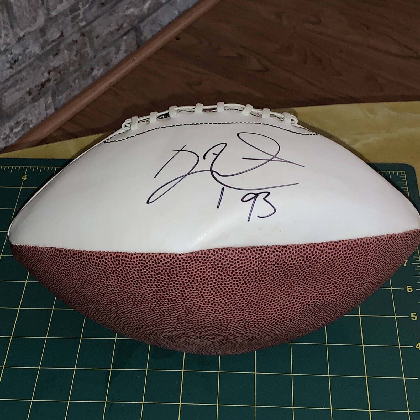 GB Packers Gilbert Brown Foundation Logo Signed Football w/ The ...