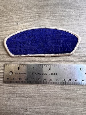Lt15-Boy Scout Patch-Skymont Reservation Cherokee Area Council Blue ...