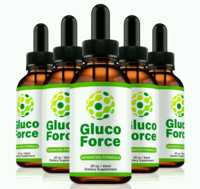 (5 Pack) Gluco Force Drops to Support Stable Blood Levels & Circulation ...