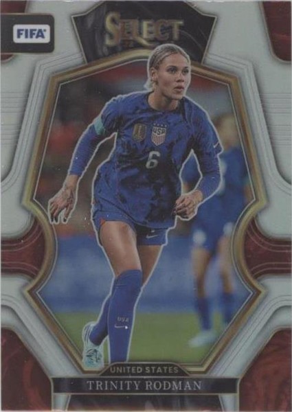 2022-23 Panini Select FIFA - Mezzanine Silver Prizm #195 Trinity Rodman ...