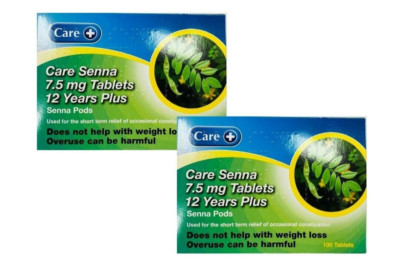 2 X 100 Senna Tablets (Brands Vary) -Natural Constipation Relief (Like ...