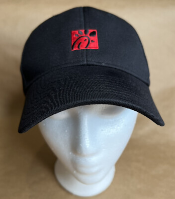 Chick-fil-A Oobe Team Style Employee Cap Hat Embroidered Logo Black Red ...