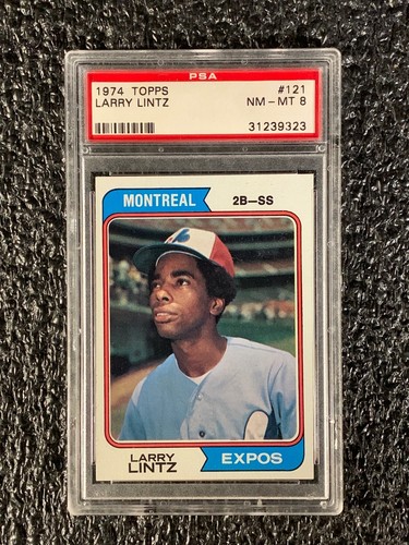 1974 Topps Baseball #121 Larry Lintz PSA 8 | eBay