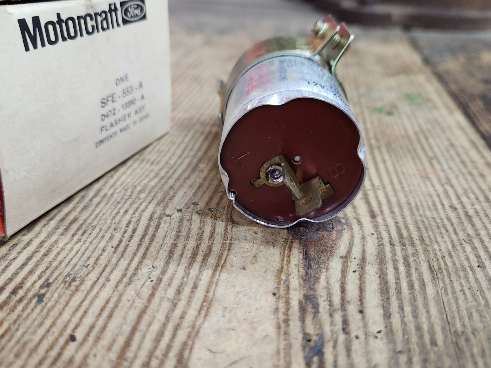 Vintage Motorcraft SFE-553A Flasher Relay OEM 1974 Ford Courier # D47Z ...