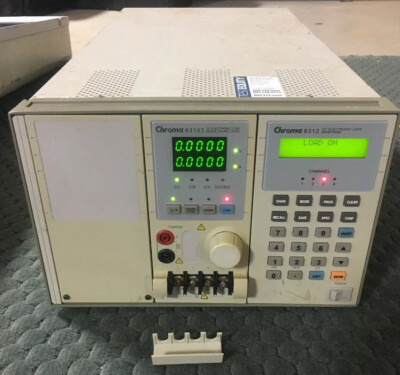 Chroma 63103 DC Electronic Load Chroma 6312 DC Electronic Load ...
