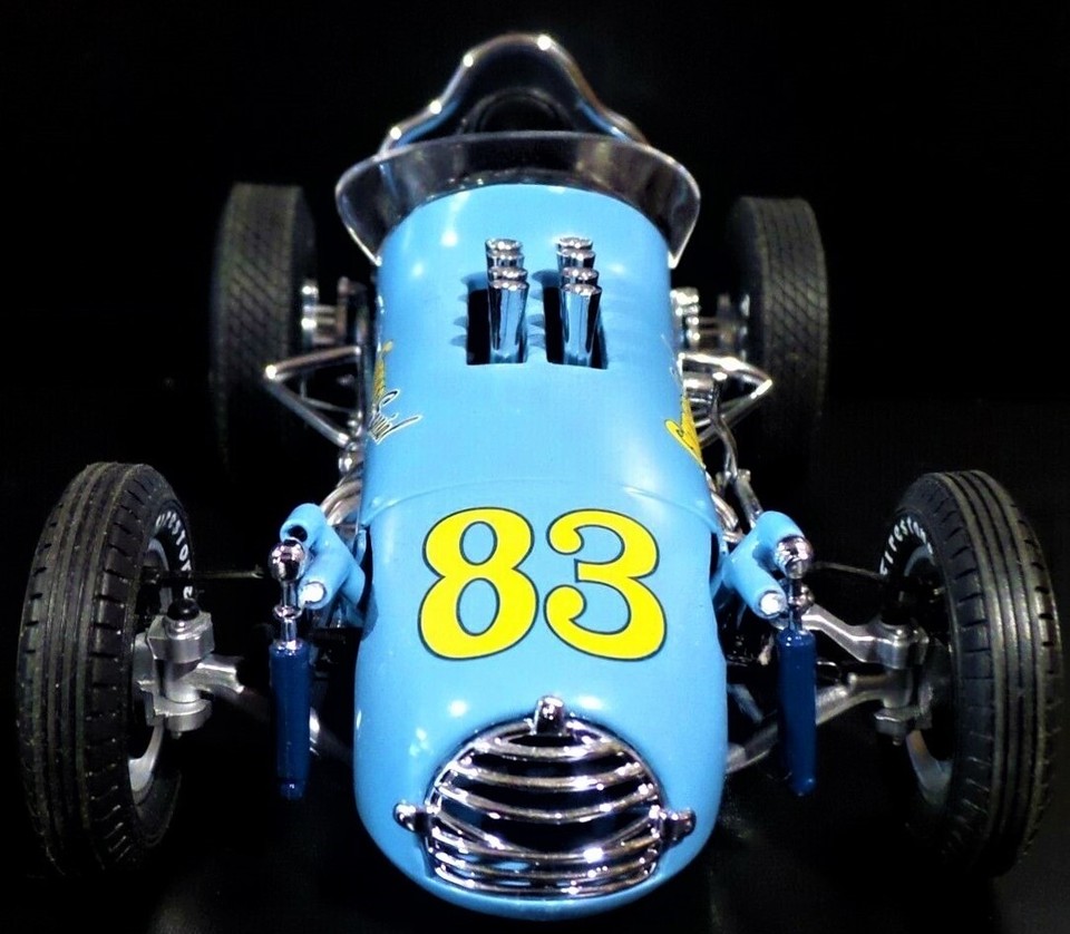 Race Car Formula 1 18 Vintage Classic Custom 43 Hot Rod 24 Carousel BLU ...