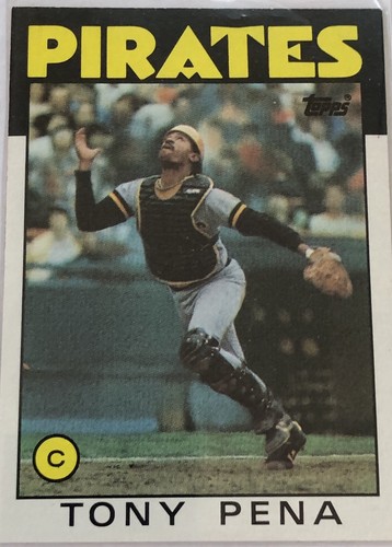1986 Topps #260 Tony Pena Pittsburgh Pirates NEAR MINT CONDITION | eBay