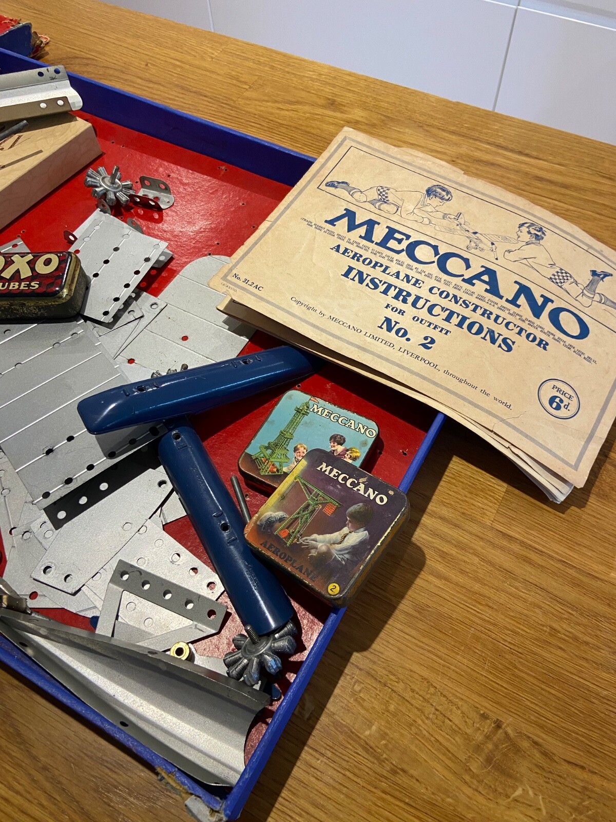 Meccano Aeroplane Constuctor No 2 Vintage 1930's Kit | eBay