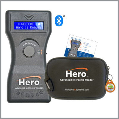 NEW Hero Universal Microchip Reader/Scanner by Microchip ID (Black) | eBay