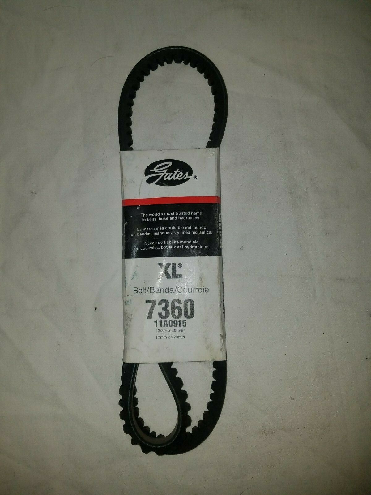 Accessory Drive Belt-High Capacity V-Belt Gates XL 7360 | eBay